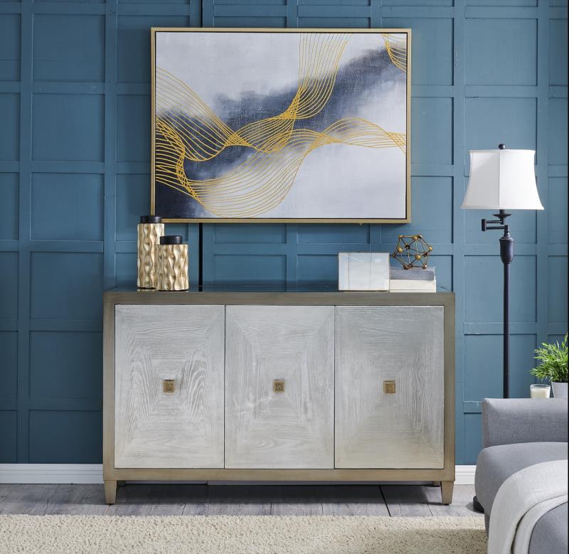 Nova 3 Door Silver Sideboard – Sleek Storage with Modern Elegance ...